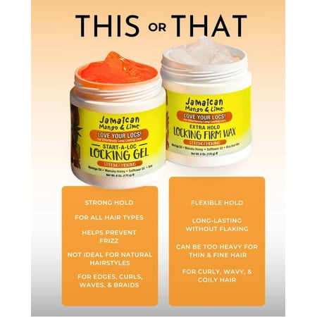 Jamaican Mango & Lime Nourishing Resistant Formula Locking Hair Stylin ...