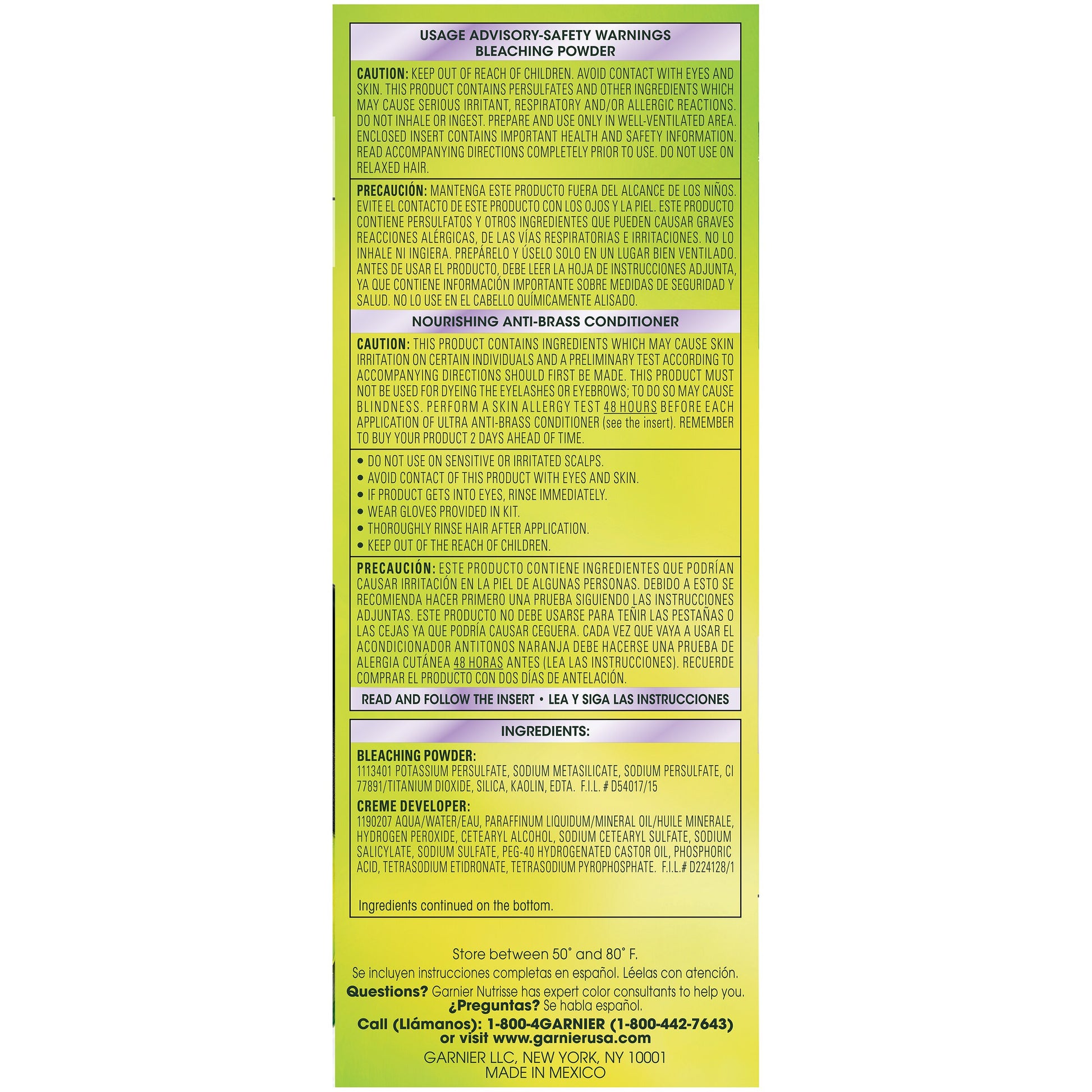 Garnier Nutrisse Ultra Color Nourishing Hair Color Creme, Pl1 Ultra Pu ...