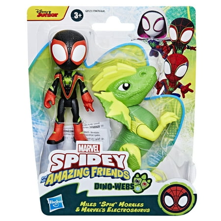 Marvel Spidey and His Amazing Friends Dino-Webs - Miles Spin Morales ...