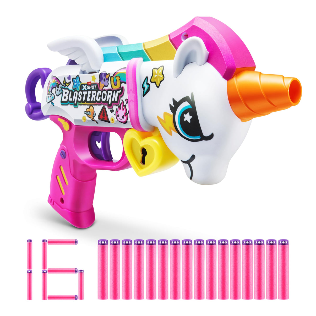 ZURU XSHOT Blastercorn Unicorn Blaster with 16 Darts – Lynn’s Discounts