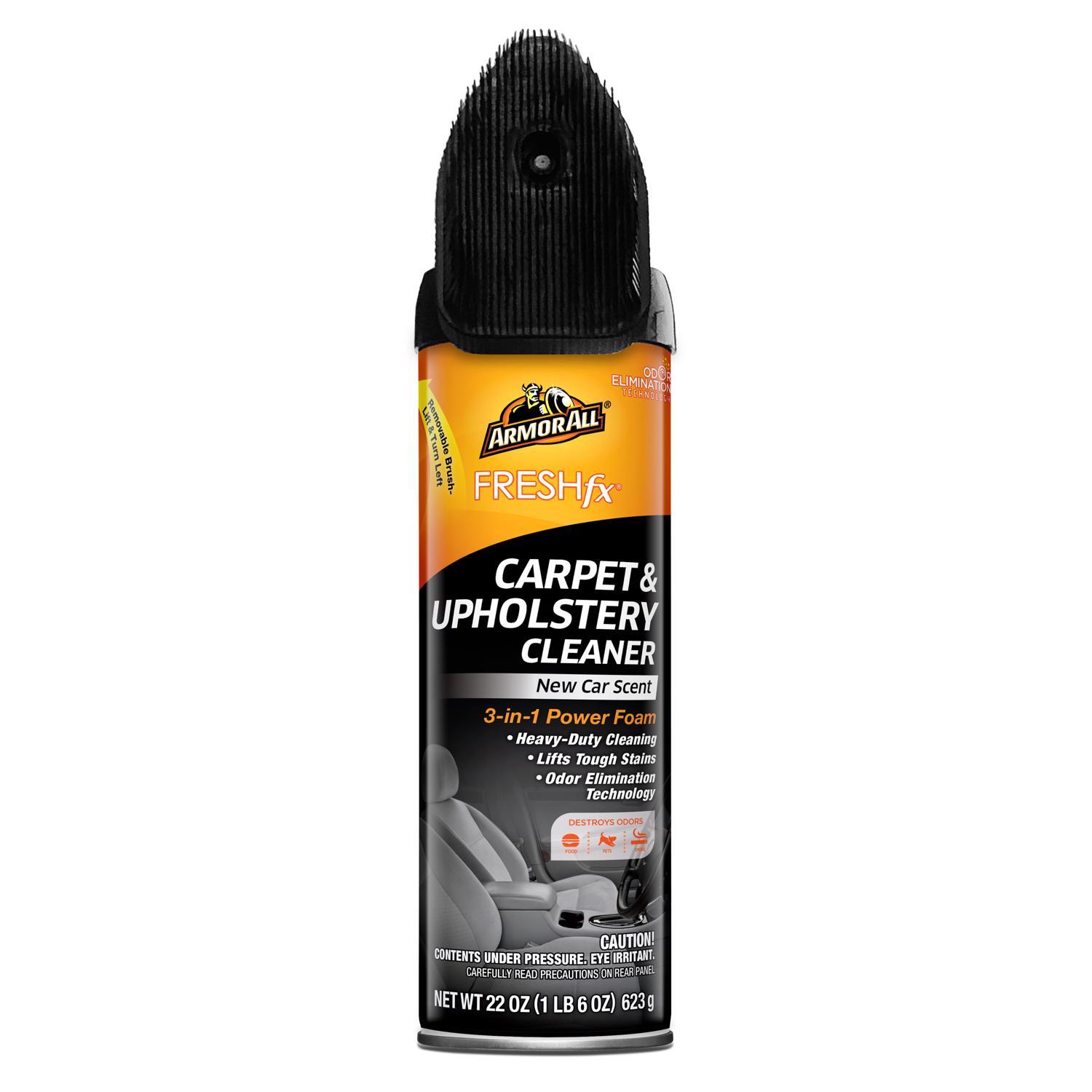 Armor All FreshFx Carpet and Upholstery Cleaner/Protector Foam New Car ...